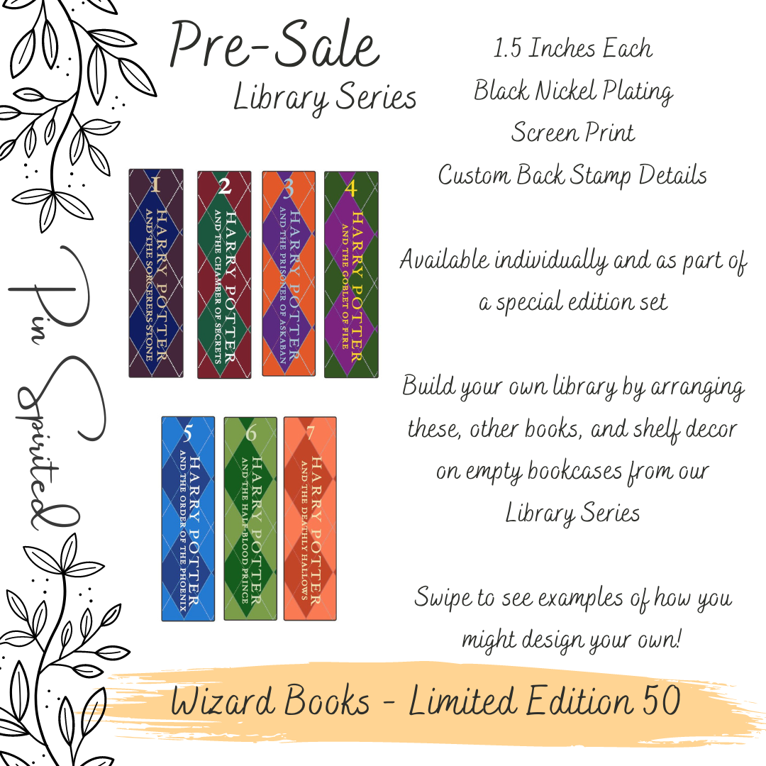 PRE-SALE ~ Second in the Library Series ~ Wizard Collection ~ Set of 7 ...